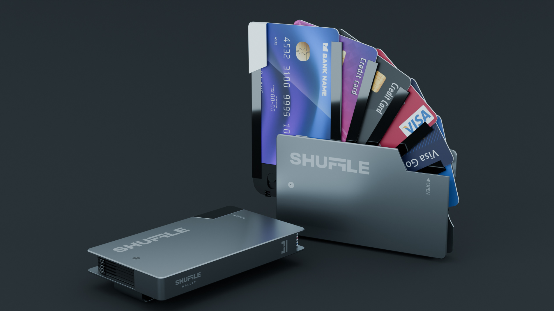Mobile Pixels Shuffle Wallet | Manta